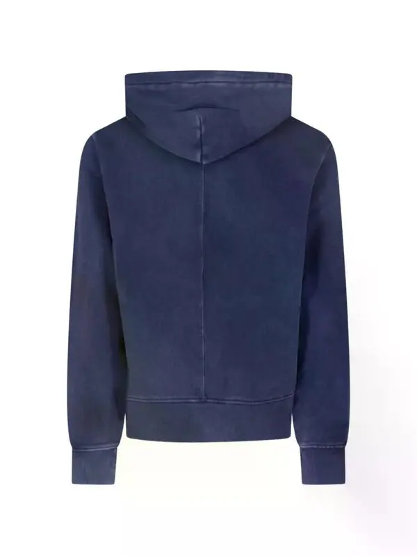 ENTIRE STUDIOS Faded Zip-up Hoodie - Blue