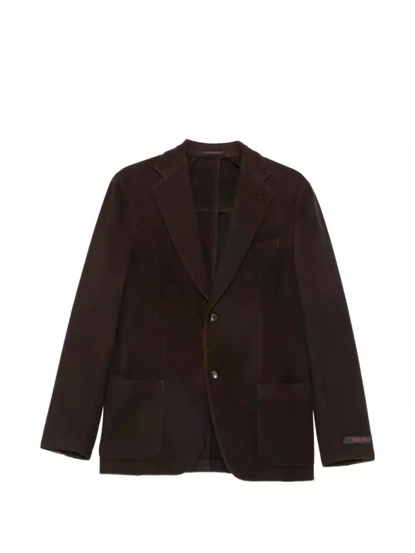 THE GIGI Single-breasted Patch-pocket Jacket