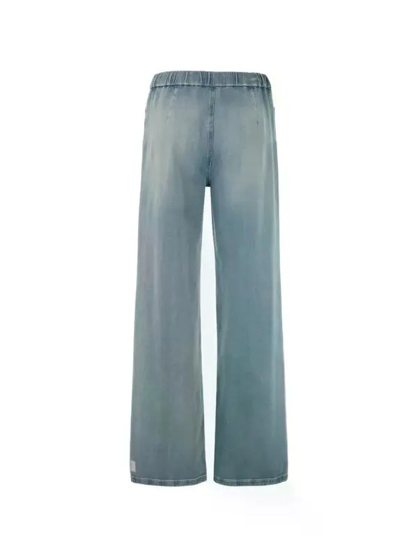 MARCCAIN Drawstring-waist Wide-leg Jeans