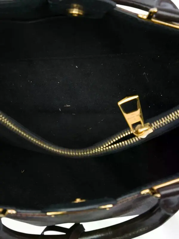 LOUIS VUITTON 2019 Damier Ebene Brittany Satchel - Black