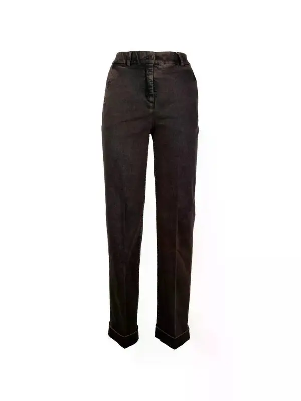 VIA MASINI 80 Faded Turn-up Jeans