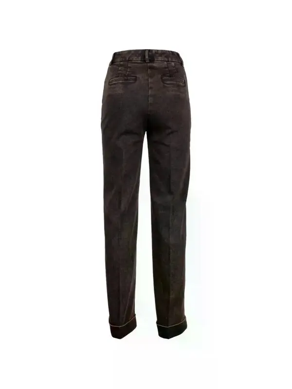 VIA MASINI 80 Faded Turn-up Jeans