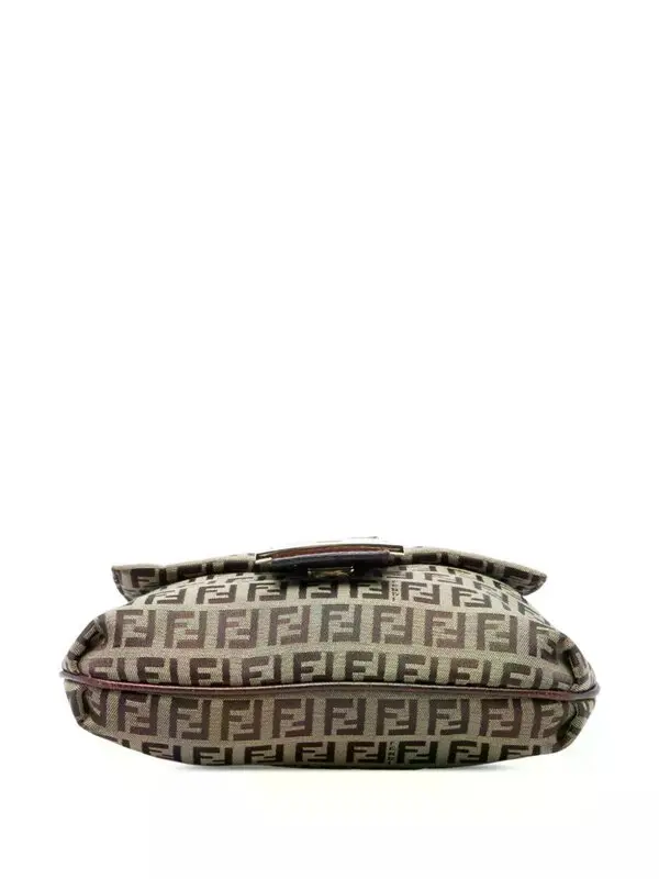 Fendi 2000-2010 Zucchino Canvas Crossbody Bag