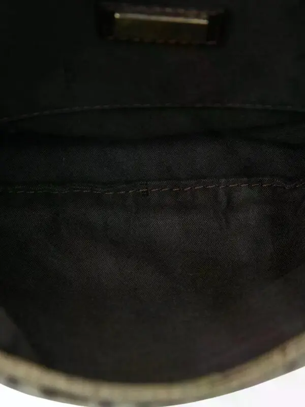 Fendi 2000-2010 Zucchino Canvas Crossbody Bag