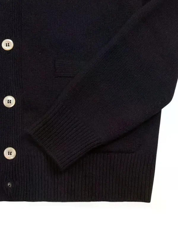 DRAKE'S Button-up Lambswool Cardigan