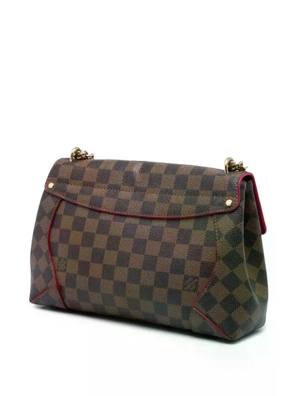 LOUIS VUITTON 2016 Damier Ebene Caissa Clutch Shoulder Bag