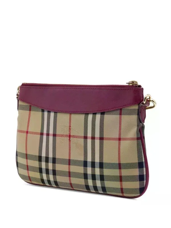 Burberry 2000-2017 Haymarket Check Canvas Peyton Crossbody Bag