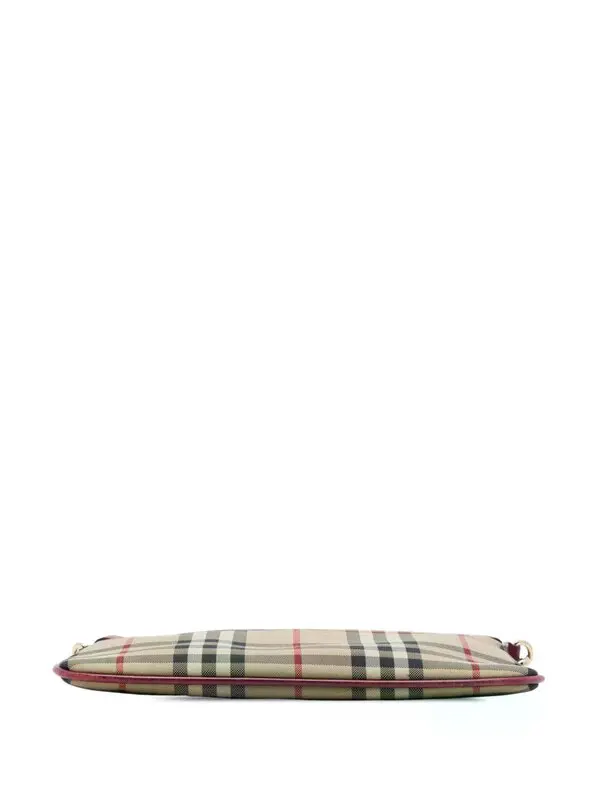 Burberry 2000-2017 Haymarket Check Canvas Peyton Crossbody Bag