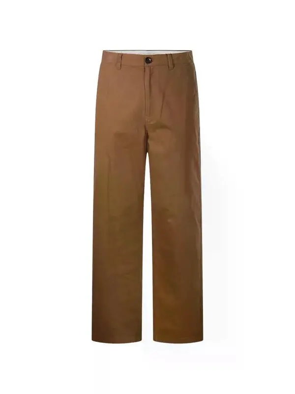 DUNST Straight-leg Trousers - Brown