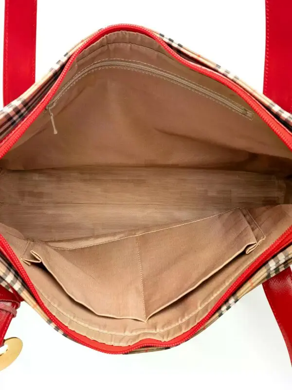 Burberry 2000-2017 Haymarket Check Canvas Tote Bag