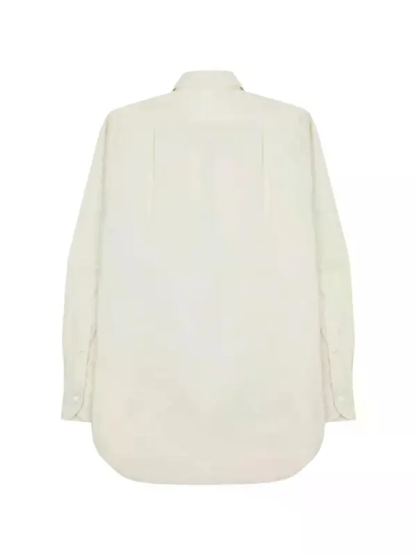 DRAKE'S Long Point-collar Shirt