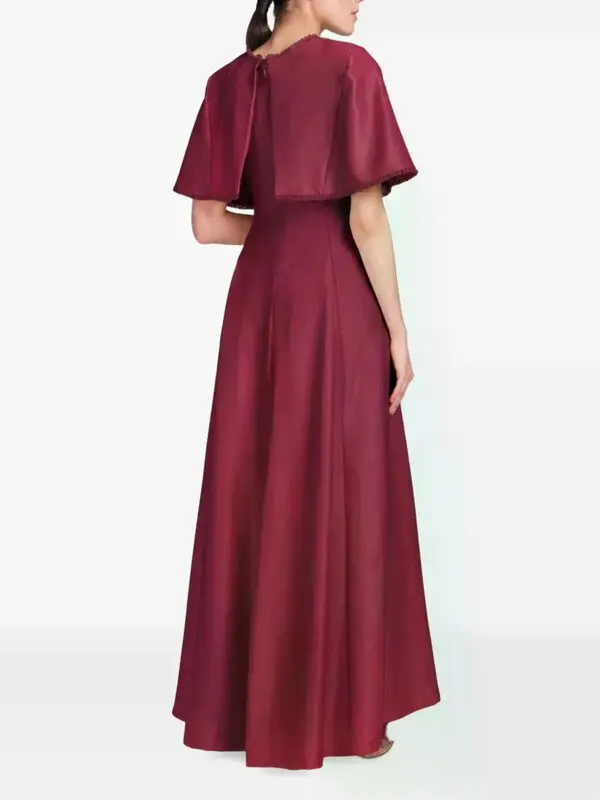 BARUNI Alya Cape-overlay A-line Maxi Dress
