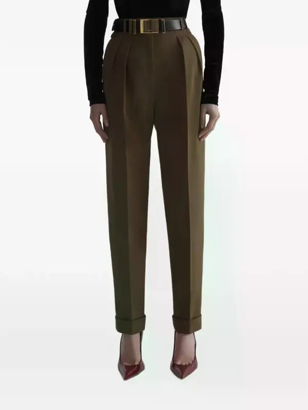 MUGLER Carrot Pants - Green