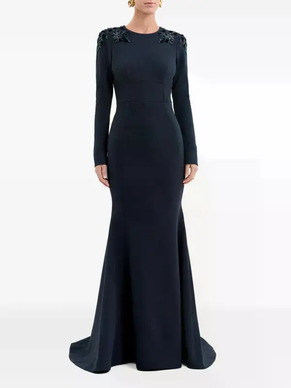 Rebecca Vallance Adrienne Long-sleeve Gown