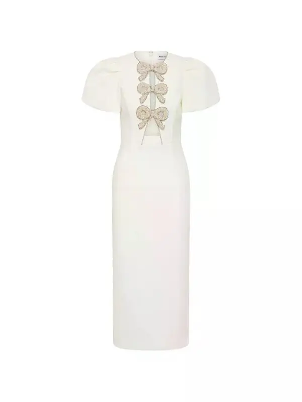 Rebecca Vallance Dreamer Midi Dress - Neutrals
