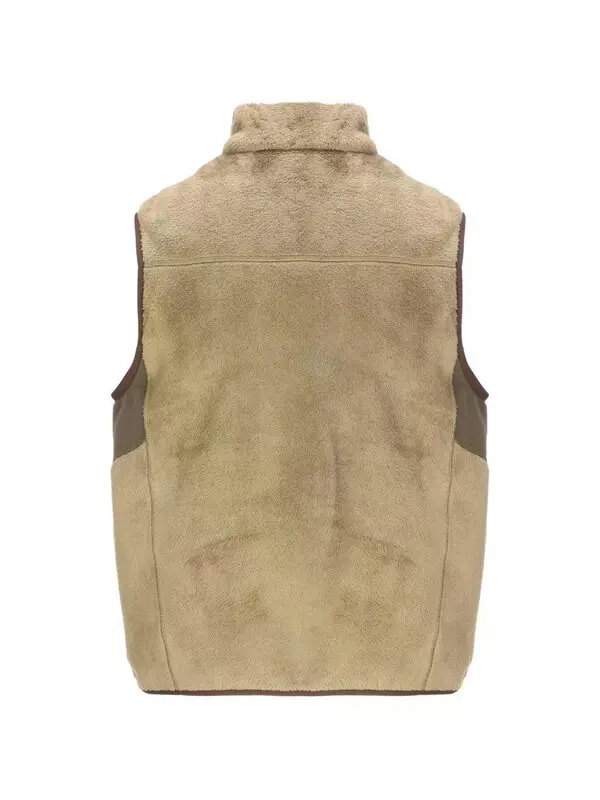 Moncler Fleece-texture Logo-patch Gilet