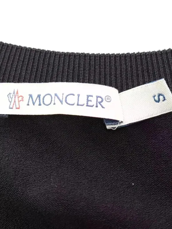 Moncler 2000s Logo-embroidered Flared Dress