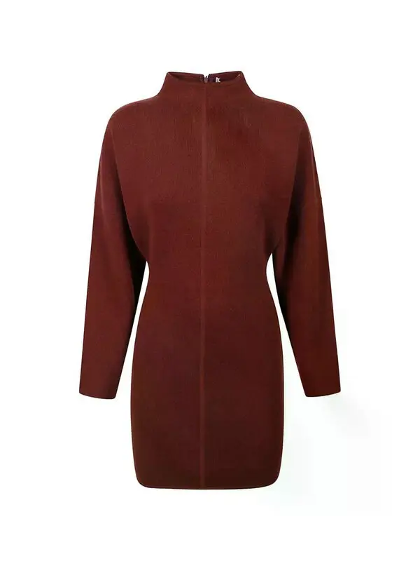 Max Mara Raised-seam Knitted Mini Dress