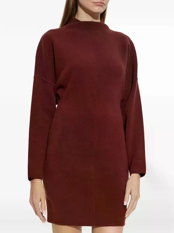 Max Mara Raised-seam Knitted Mini Dress