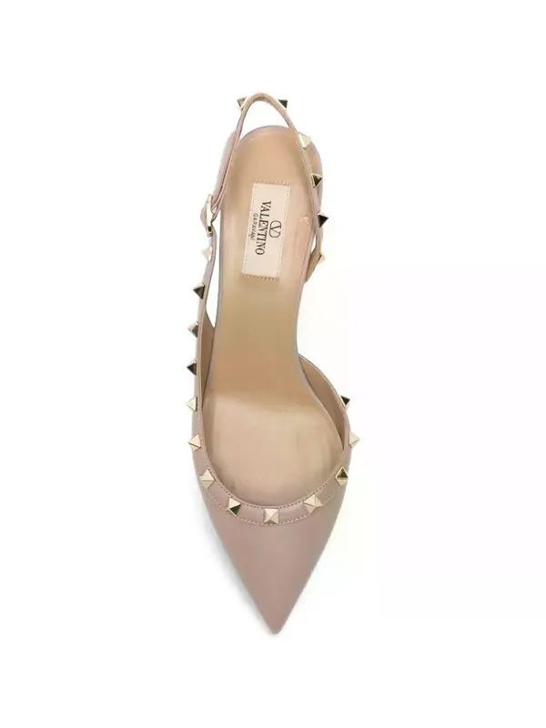 Valentino Garavani Rockstud-embellished Slingback-strap Pumps