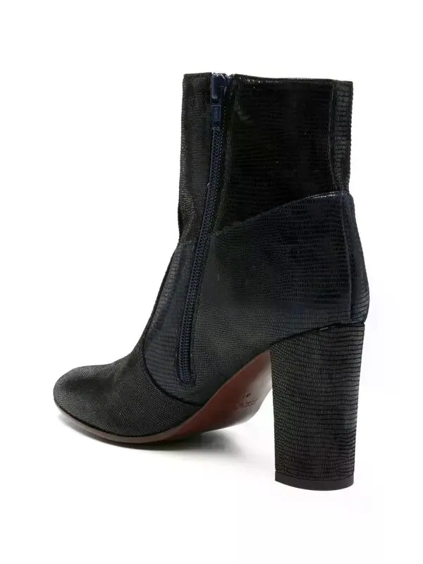 Chie Mihara Etyu Lizard-effect Leather Ankle Boots
