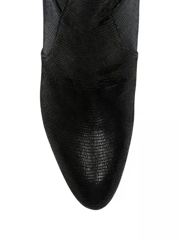 Chie Mihara Etyu Lizard-effect Leather Ankle Boots