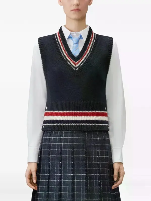 Thom Browne Hector Stripe-detail Vest