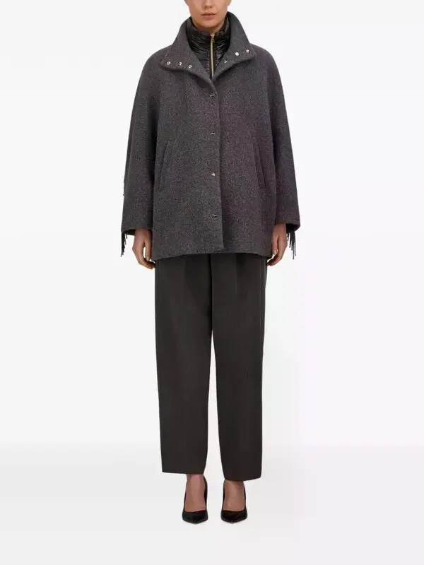 Herno Fringe-trimmed Nylon Ultralight Coat