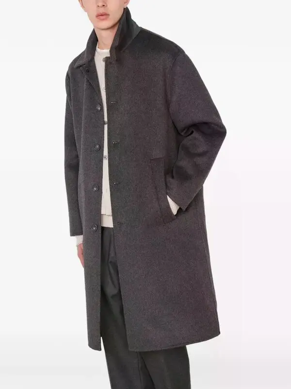 Officine Générale Braxton Button-fastening Wool Coat