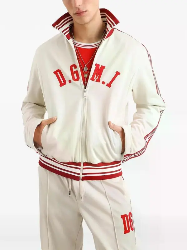 Dolce & Gabbana Technical Piqué Sweatshirt - Neutrals