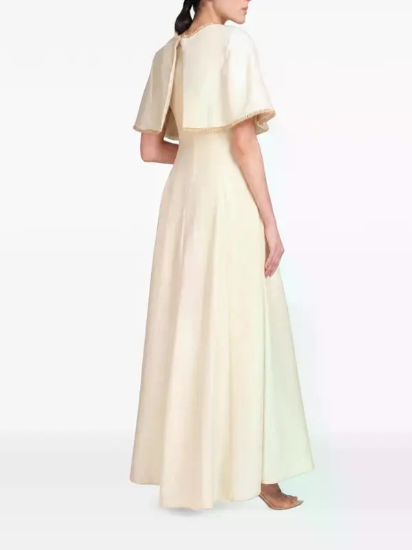 BARUNI Maxi Alya Cape-overlay Dress