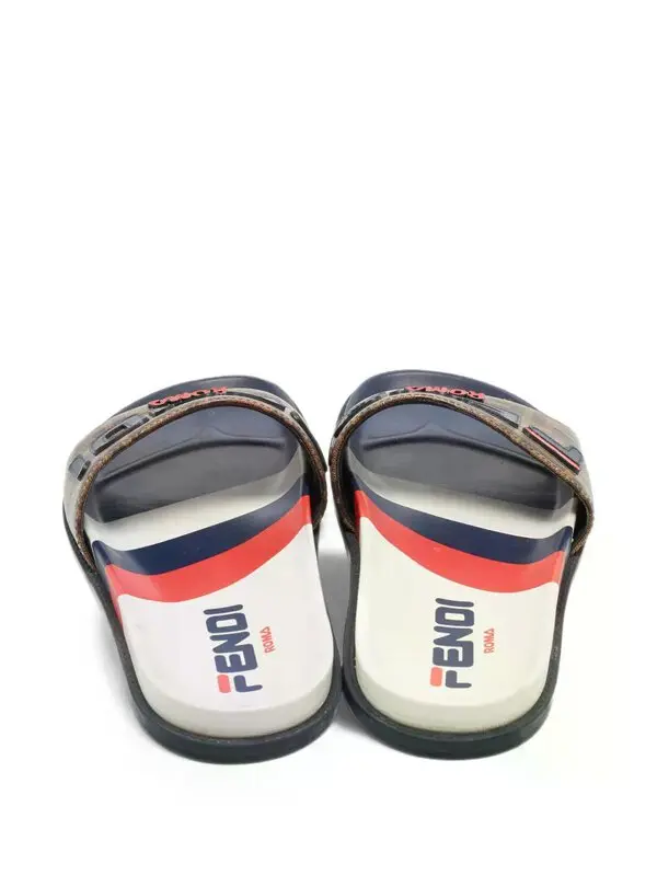 Fendi X Fila Mania Ff-pattern Sandals
