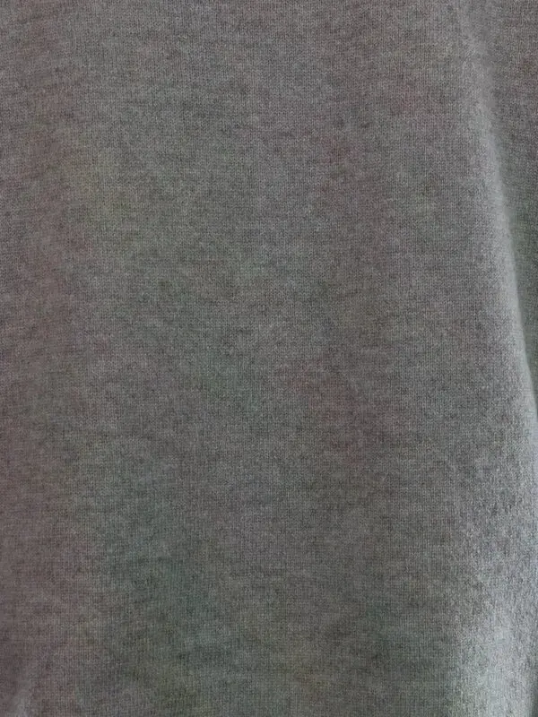 EMMA E GAIA V-neck Puff-sleeve Sweater