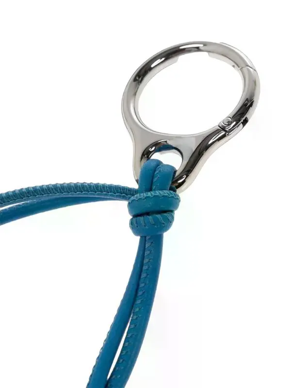 Loewe Blown Logo-pendant Leather Keychain