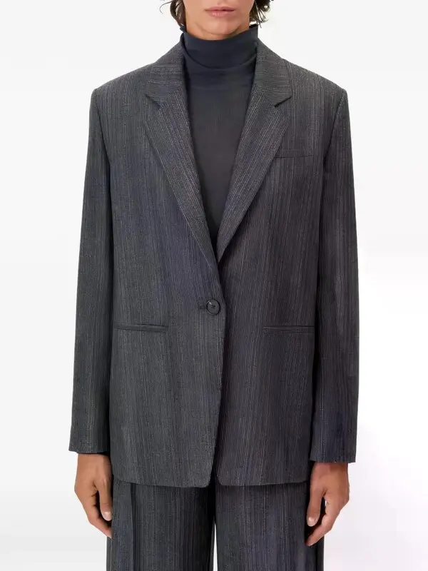 DRYKORN Mowtie Pinstriped Blazer