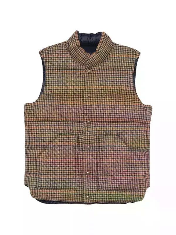 SEBAGO Check-pattern Padded Gilet