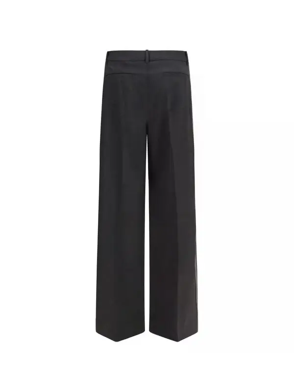 P.a.r.o.s.h Side-stripe Wide-leg Trousers