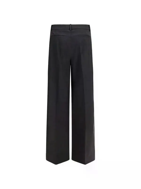 P.a.r.o.s.h Side-stripe Wide-leg Trousers