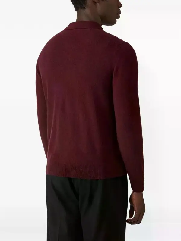 Sunspel Cashmere Knitted Polo Shirt