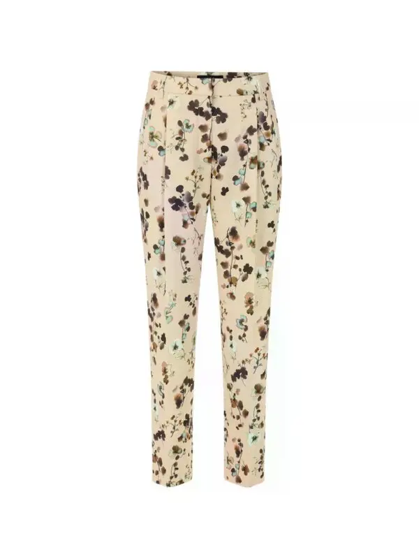 MARCCAIN Floral-print Pleated Trousers