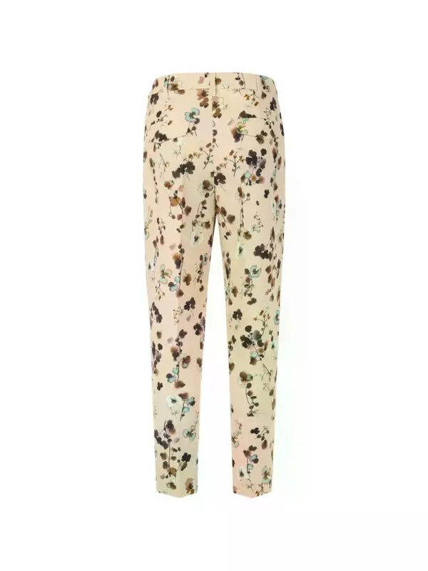 MARCCAIN Floral-print Pleated Trousers