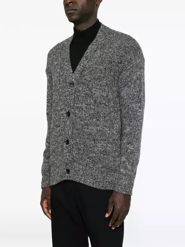 Tagliatore Marl-knit V-neck Cardigan