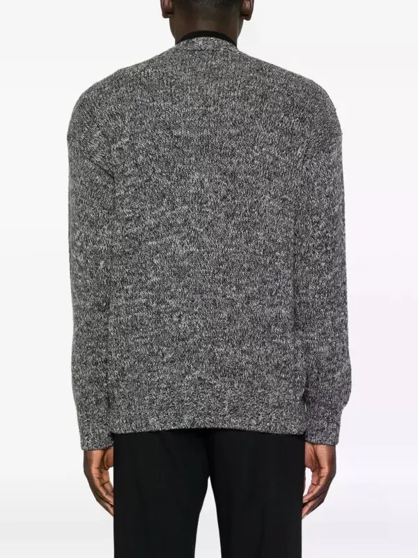 Tagliatore Marl-knit V-neck Cardigan