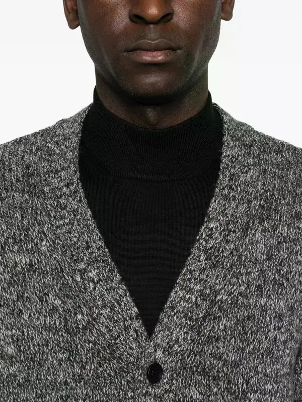 Tagliatore Marl-knit V-neck Cardigan