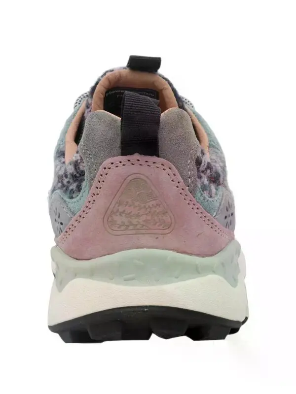 FLOWER MOUNTAIN Suede-panelled Tweed Sneakers