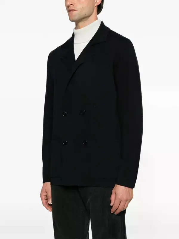 Tagliatore Double-breasted Knitted Blazer