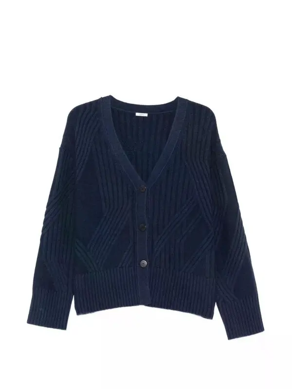 JOSEPH Ribbed-knit V-neck Cardigan
