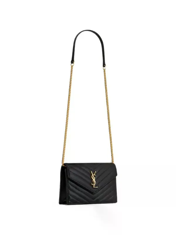 Saint Laurent Cassandre Envelope Quilted Leather Shoulder Bag