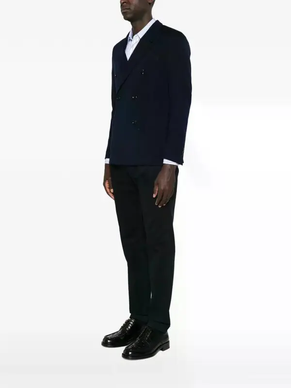 LARDINI Double-breasted Peak-lapel Jacket