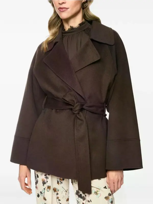 MARCCAIN Belted Wool Coat